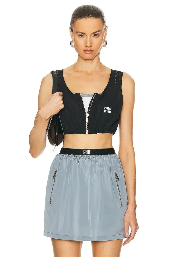 Miu Miu Cropped Tank Top