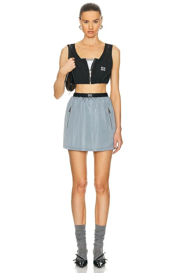 Miu Miu Cropped Tank Top