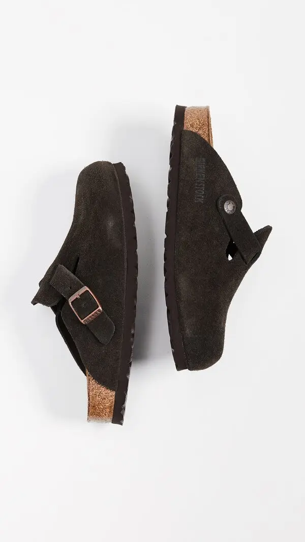 BIRKENSTOCK Boston Soft Footbed Narrow Clogs - Mocha