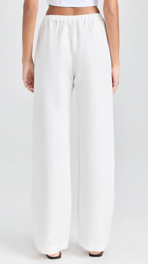 Enza Costa Twill Everywhere Trousers - Off White