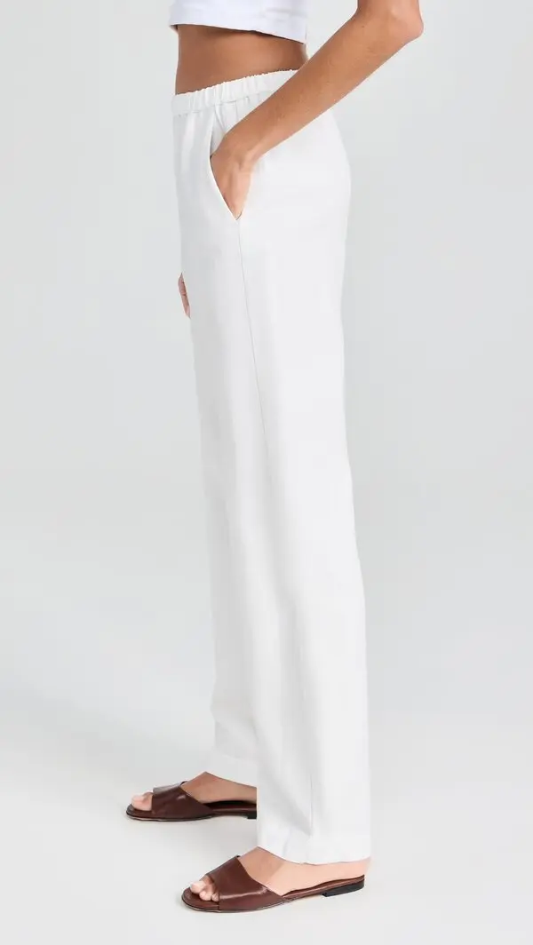 Enza Costa Twill Everywhere Trousers - Off White