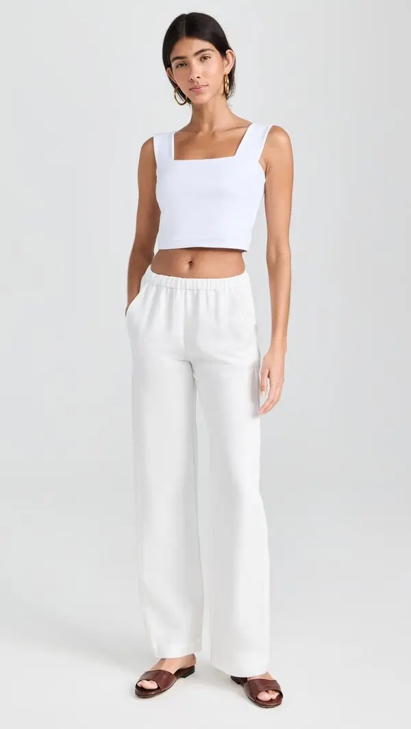 Enza Costa Twill Everywhere Trousers - Off White