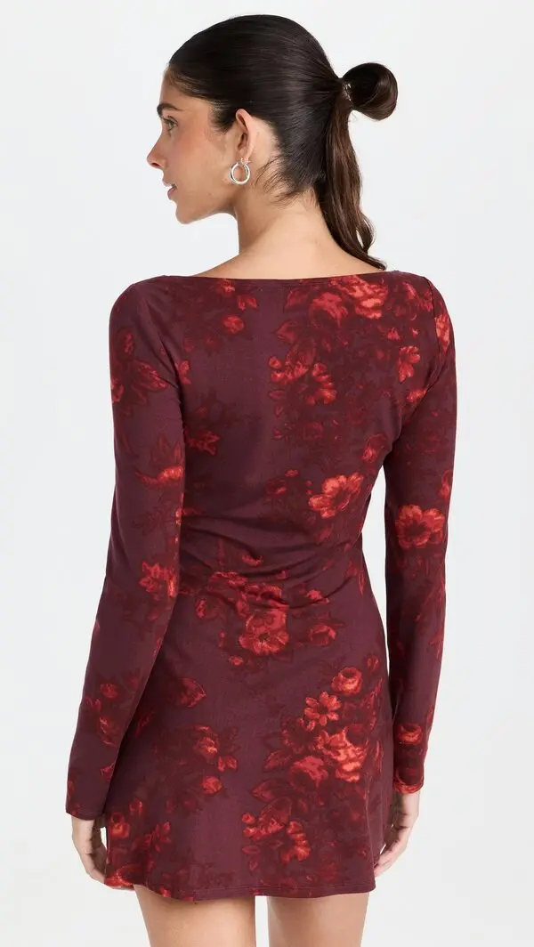 Reformation Jaelynn Knit Dress In Sanguine - 50% Off | Editorialist
