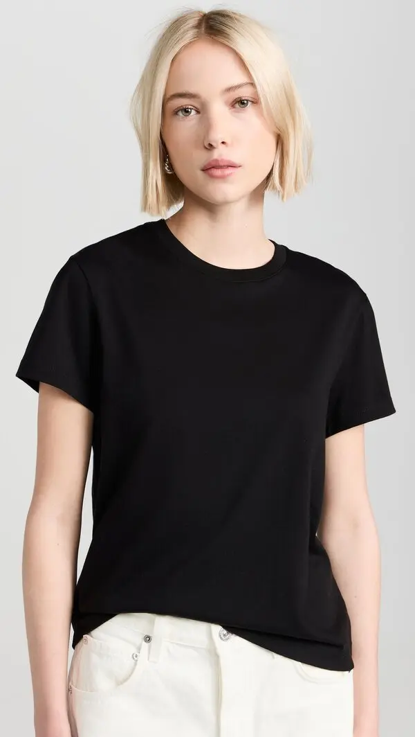 Vince Crew Neck Tee - Black