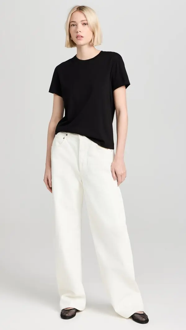 Vince Crew Neck Tee - Black