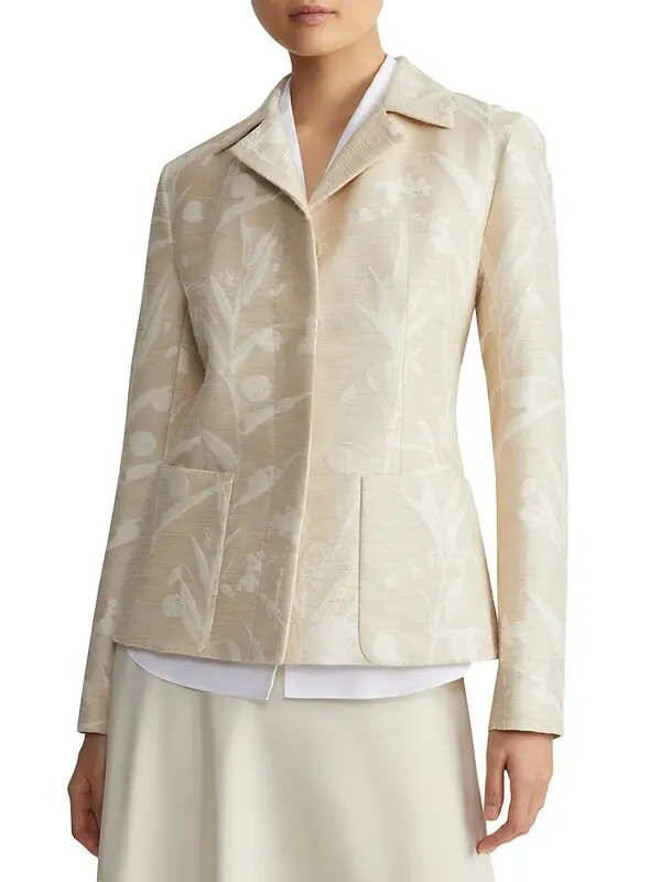 Lafayette 148 New York Dune Floral Jacquard Blazer