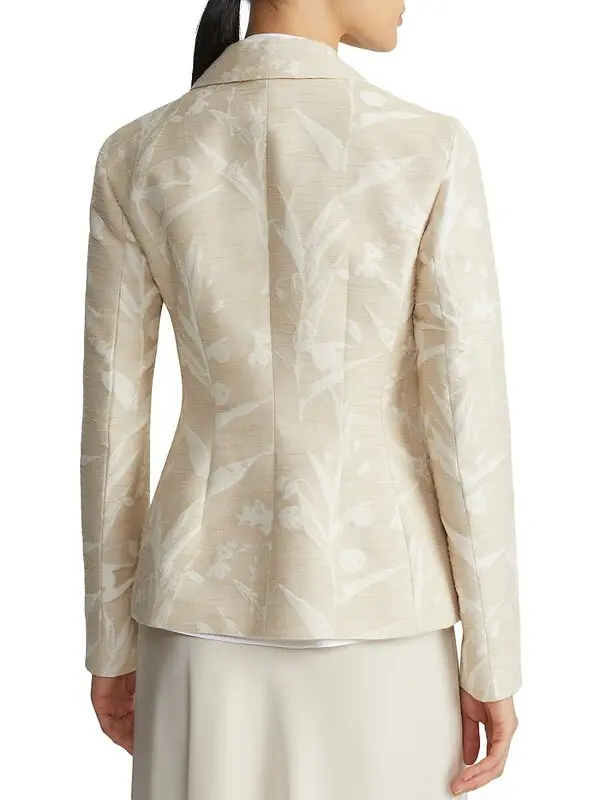 Lafayette 148 New York Dune Floral Jacquard Blazer