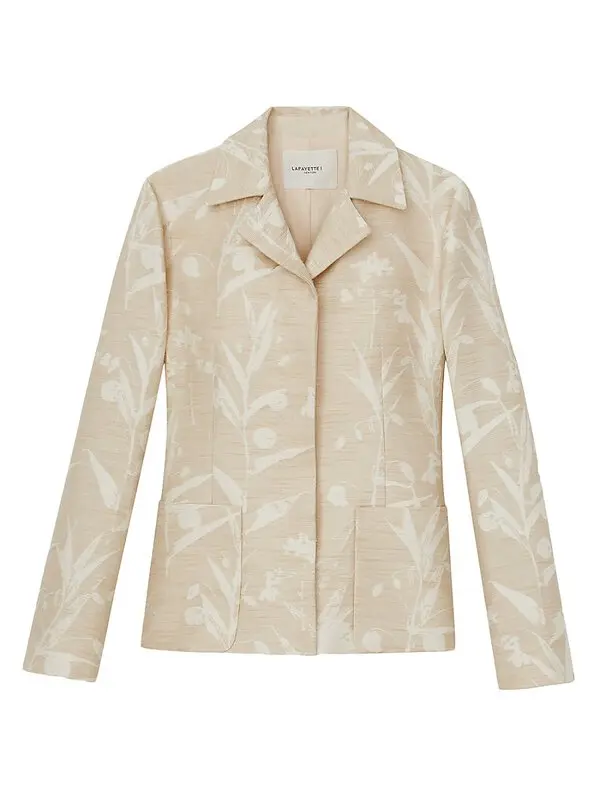 Lafayette 148 New York Dune Floral Jacquard Blazer