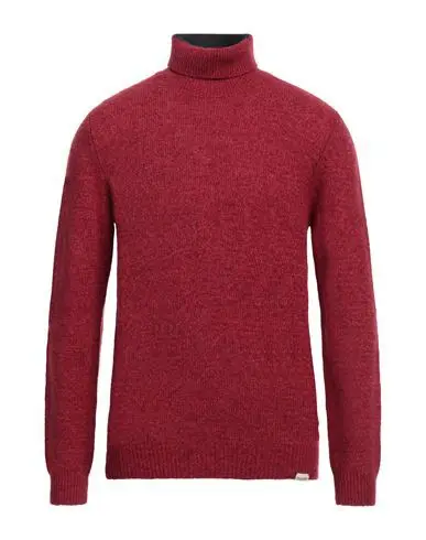 BROOKSFIELD Knitted Turtleneck Top - Red