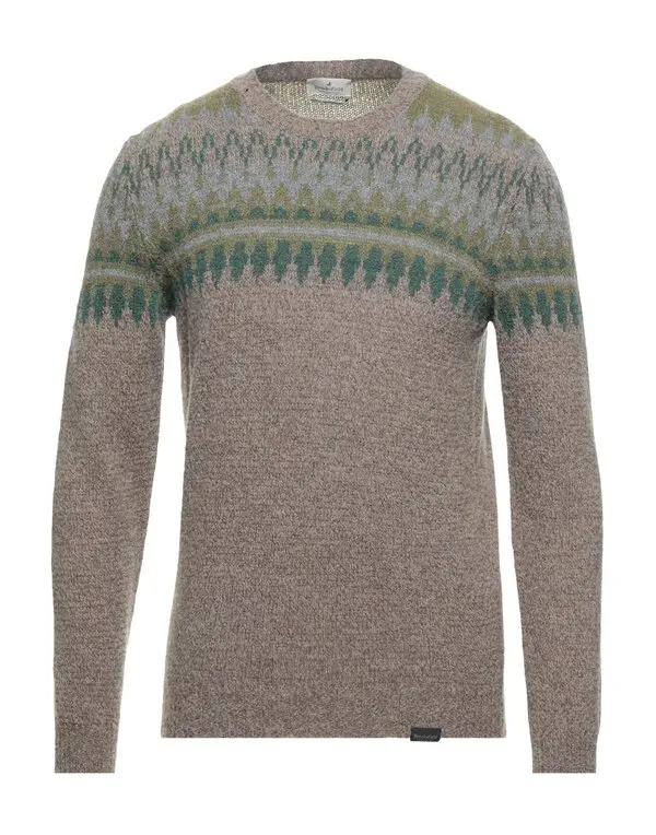 BROOKSFIELD Virgin Wool Blend Sweater - Grey