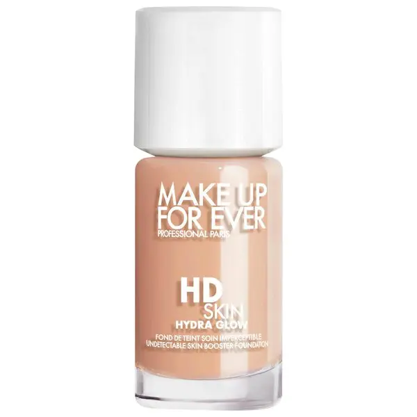 MAKE UP FOR EVER Hd Skin Hydra Glow Hydrating Foundation With Hyaluronic Acid 4n72 Cocoa - 1r12 - Cool Ivory