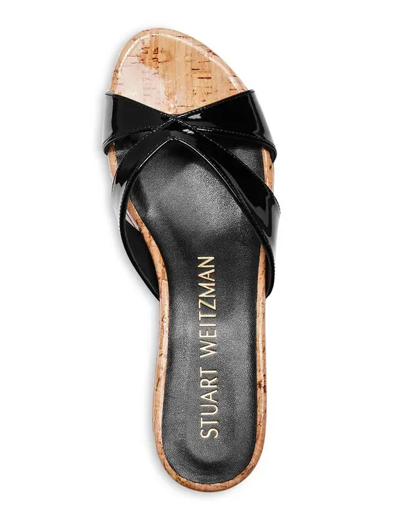 STUART WEITZMAN Carmen Platform Slide Sandals