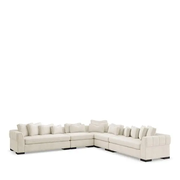 CARACOLE Edge 5-piece Sectional - Ivory