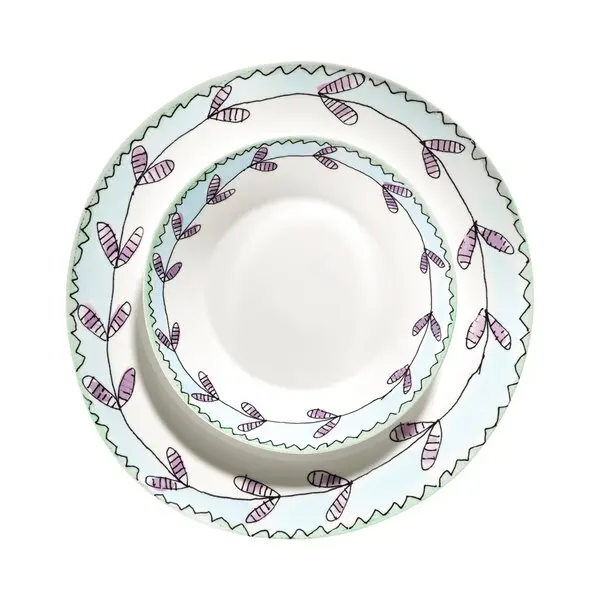 SERAX Marni Blossom Milk Dinner Plate