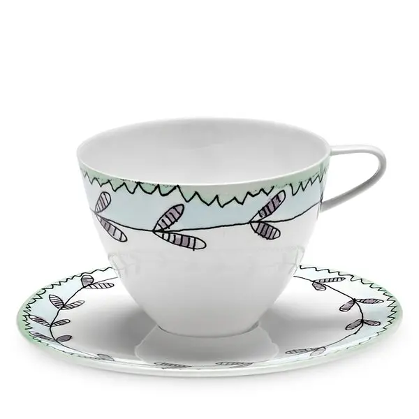 SERAX Marni Blossom Milk Cappuccino Cup And Saucer - Multi