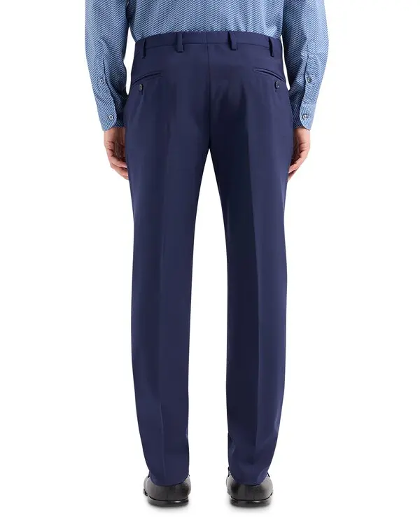 Emporio Armani Slim Fit Tropical Wool Trousers