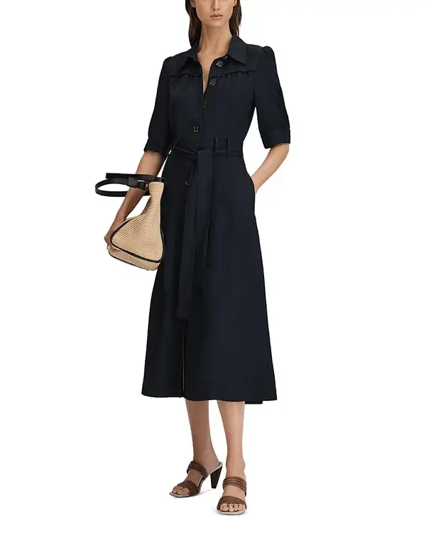 REISS Malika Dress - Navy