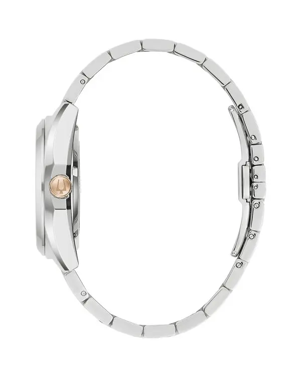Bulova Classic Surveyor 39mm Watch - Red/silver