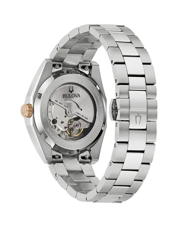 Bulova Classic Surveyor 39mm Watch - Red/silver