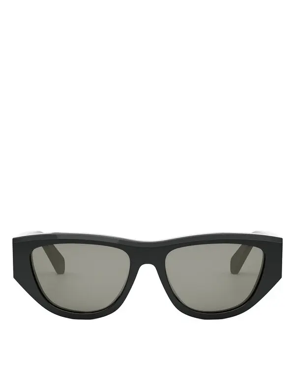 Celine Monochroms Cat Eye Sunglasses - Black/Gray Solid  display picture 2