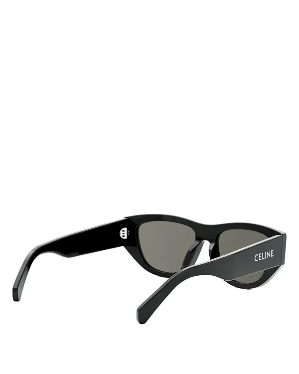 Celine Monochroms Cat Eye Sunglasses - Black/Gray Solid  display picture 1