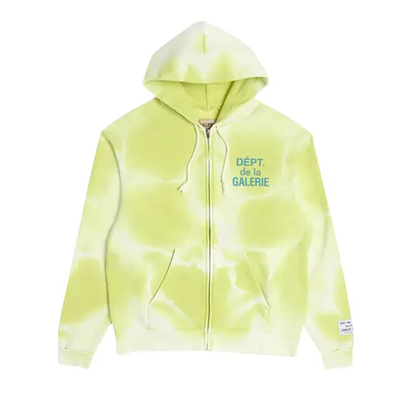 GALLERY DEPT. French Zip Up Hoodie - Green