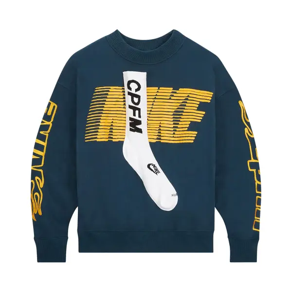 Nike X Cpfm Fleece Crewneck Sweatshirt - Green