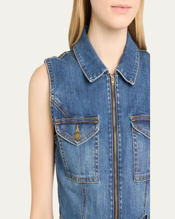 Ramy Brook Bell Denim Jumpsuit