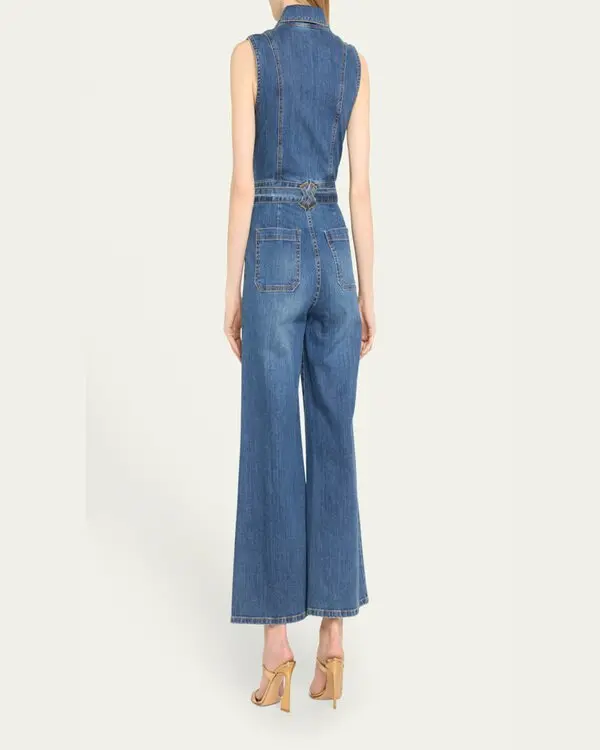 Ramy Brook Bell Denim Jumpsuit