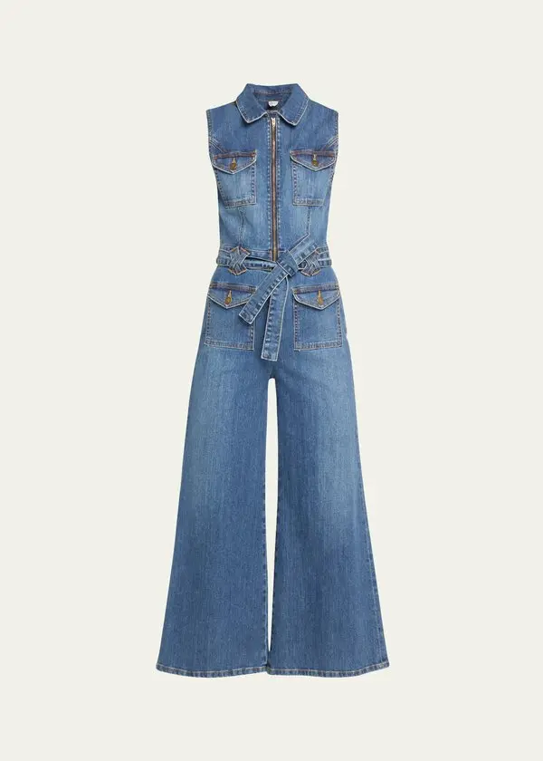 Ramy Brook Bell Denim Jumpsuit