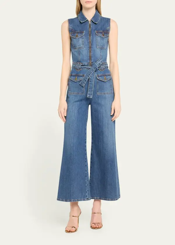 Ramy Brook Bell Denim Jumpsuit