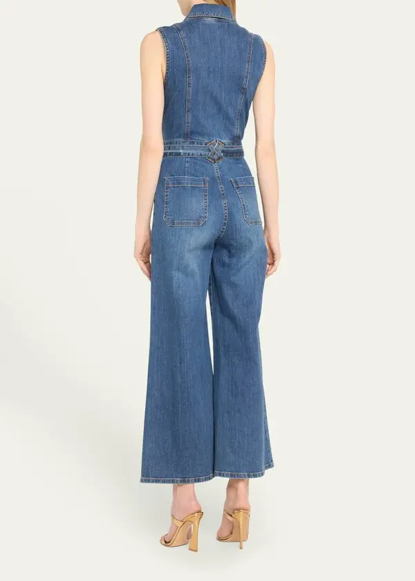 Ramy Brook Bell Denim Jumpsuit
