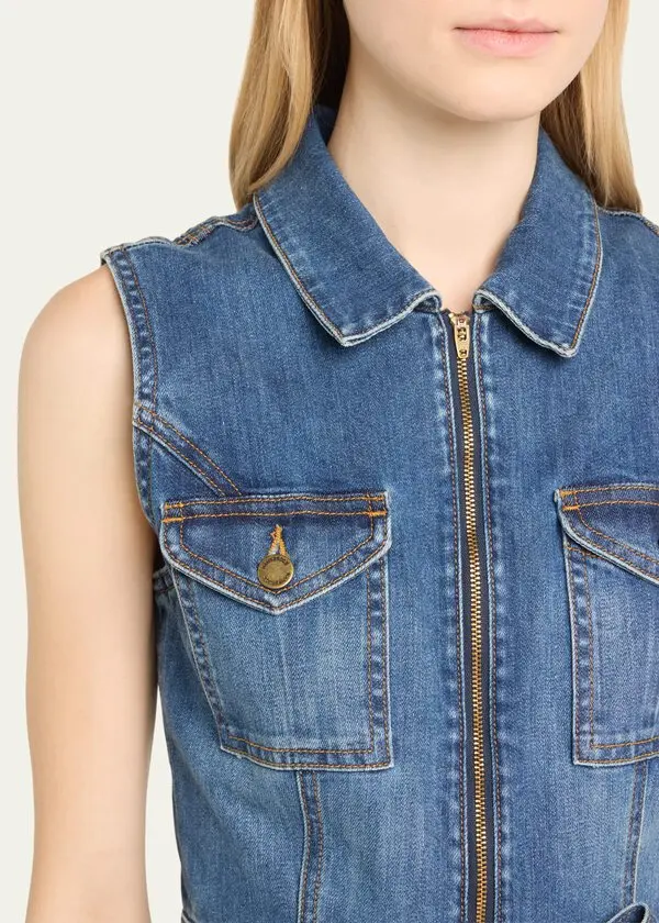 Ramy Brook Bell Denim Jumpsuit