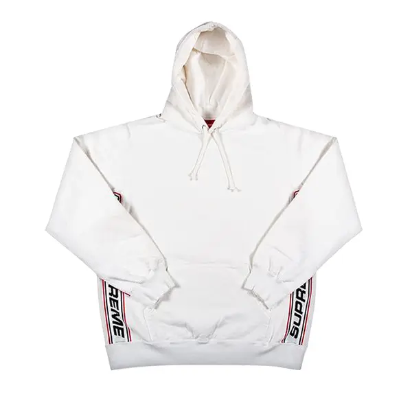 Supreme Text Rib Hooded Sweatshirt