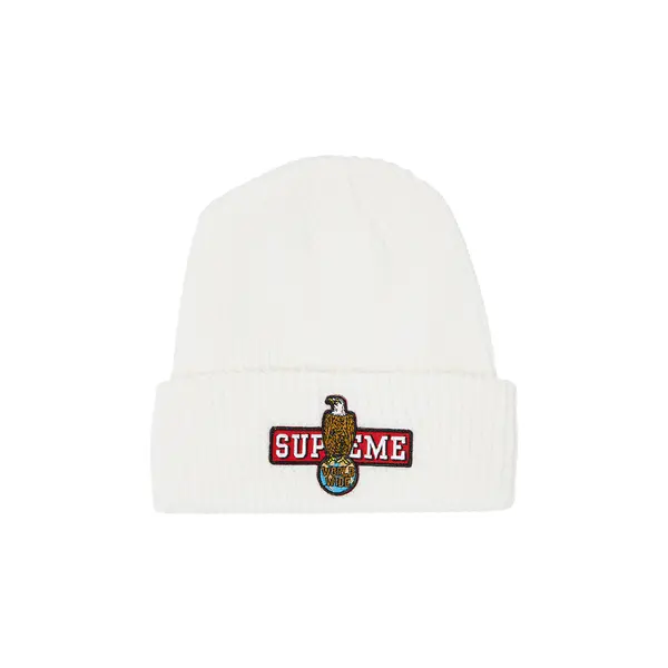 Supreme Eagle Beanie - White