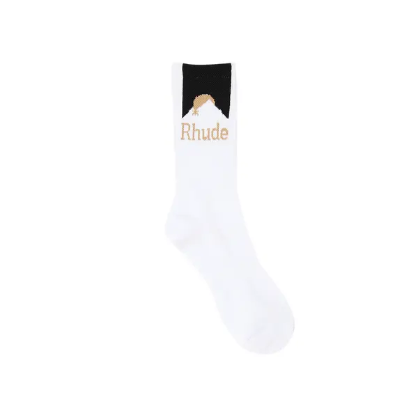 Rhude Moonlight Crew Socks - White