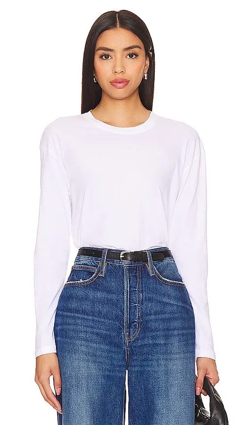 JAMES PERSE Long Sleeve Tee - White