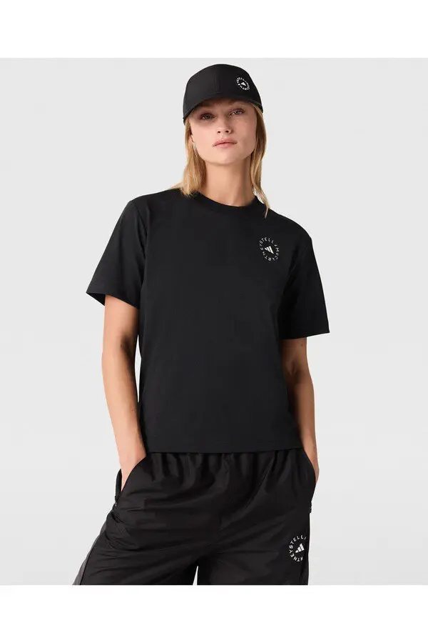 Adidas By Stella McCartney Logo Classic T-shirt - Black