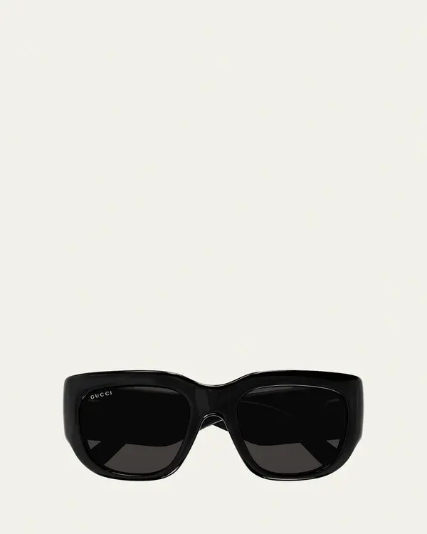 Gucci Gg Butterfly Sunglasses - Shiny Black