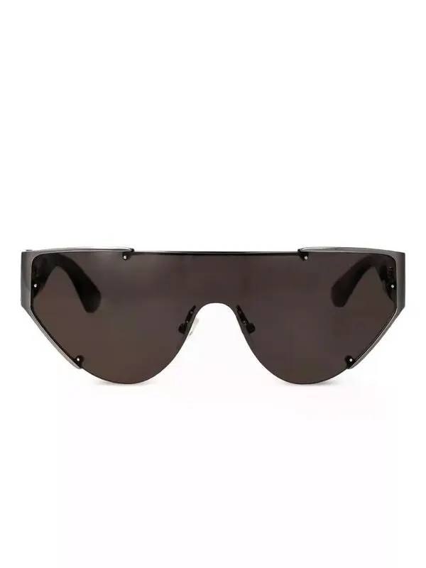 Alexander McQueen Amq The Grip Shield Sunglasses - Black