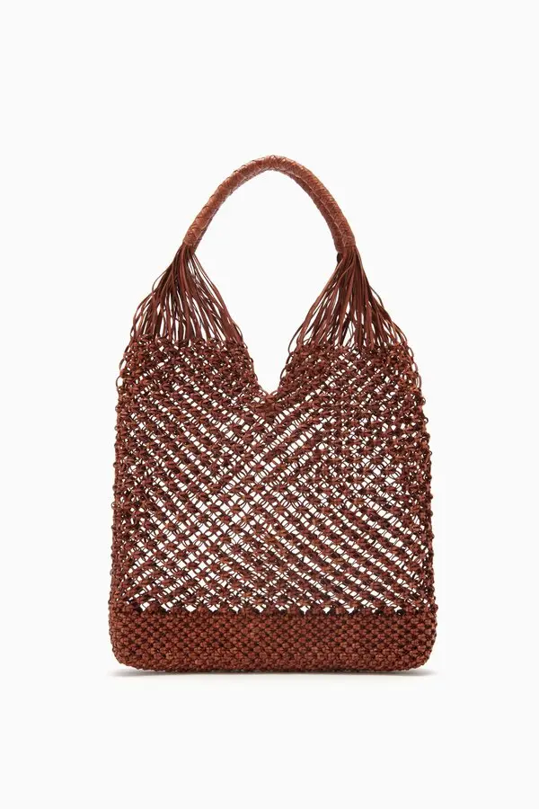 Ulla Johnson Tulia Large Knotted Hobo Handbag
