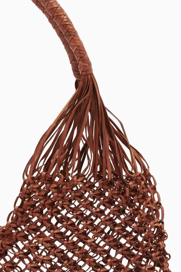 Ulla Johnson Tulia Large Knotted Hobo Handbag