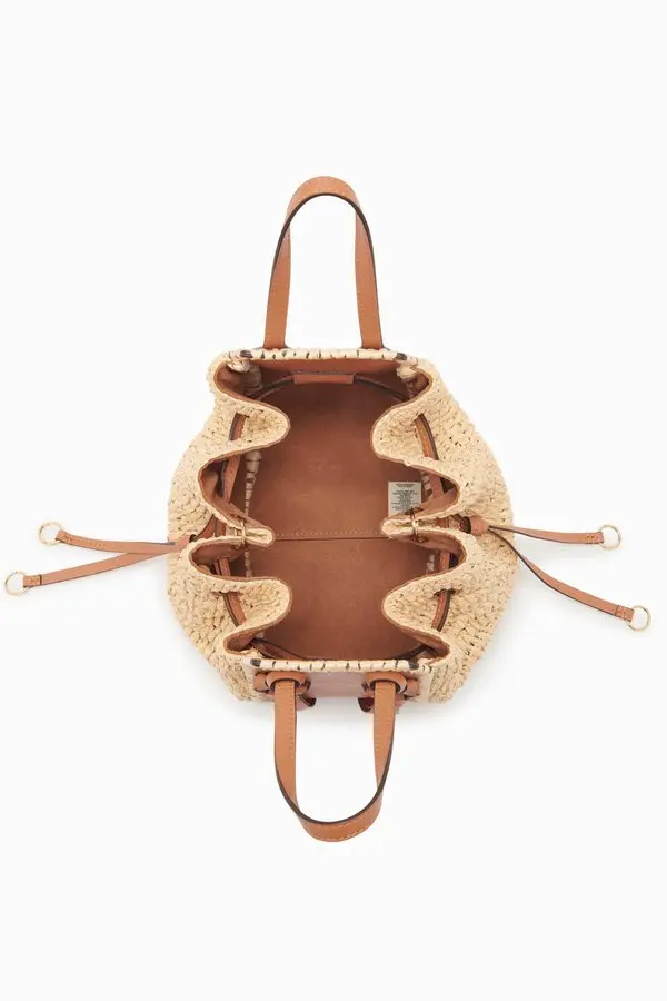 Ulla Johnson Gio Raffia Crossbody Handbag