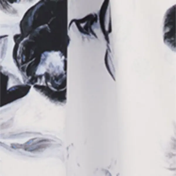 Alexander McQueen Chiaroscuro Print Midi Dress