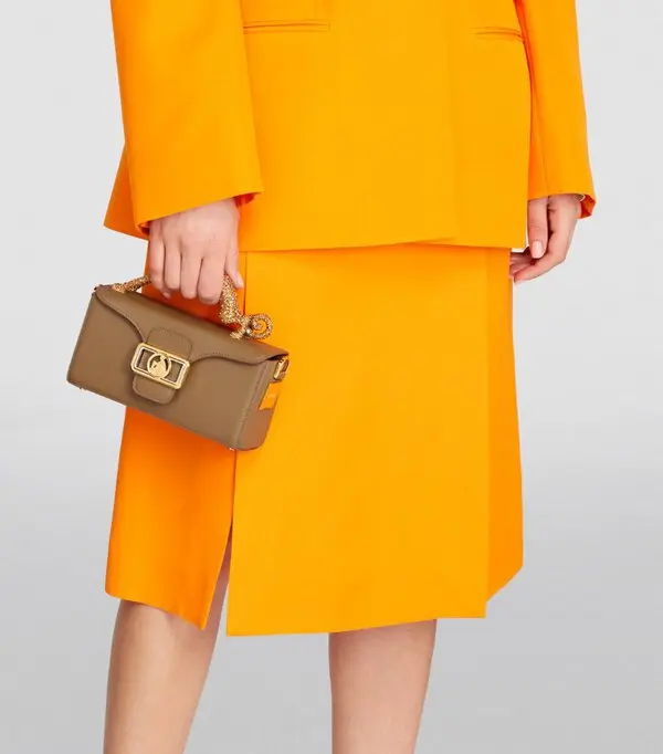 LANVIN Nano Pencil Cat Top-handle Bag