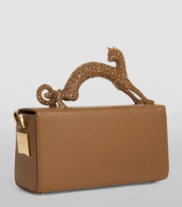 LANVIN Nano Pencil Cat Top-handle Bag