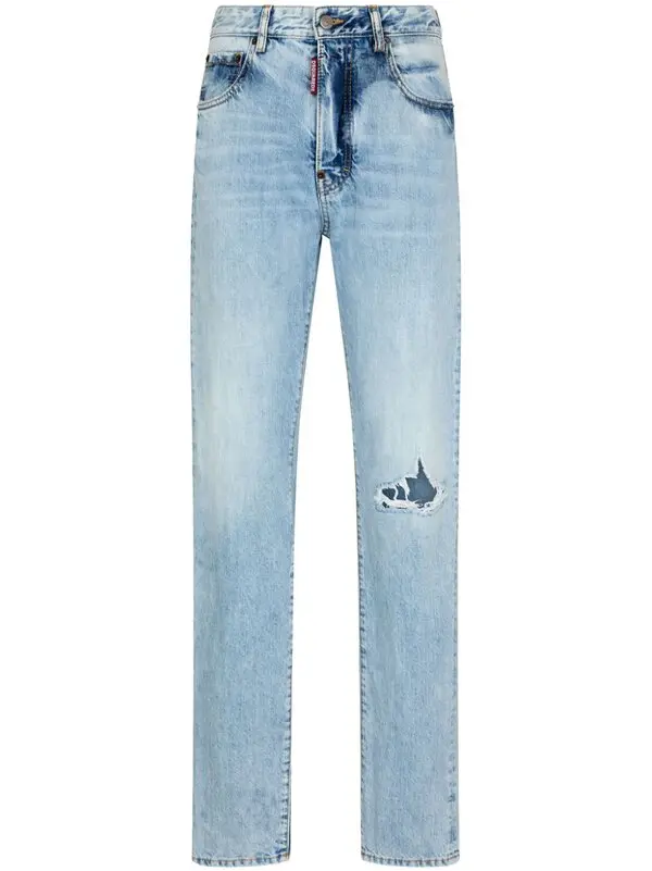 Dsquared2 Ripped Slim-cut Jeans