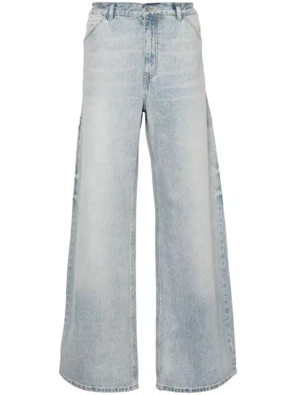 COURREGES Mid-rise Straight-leg Jeans