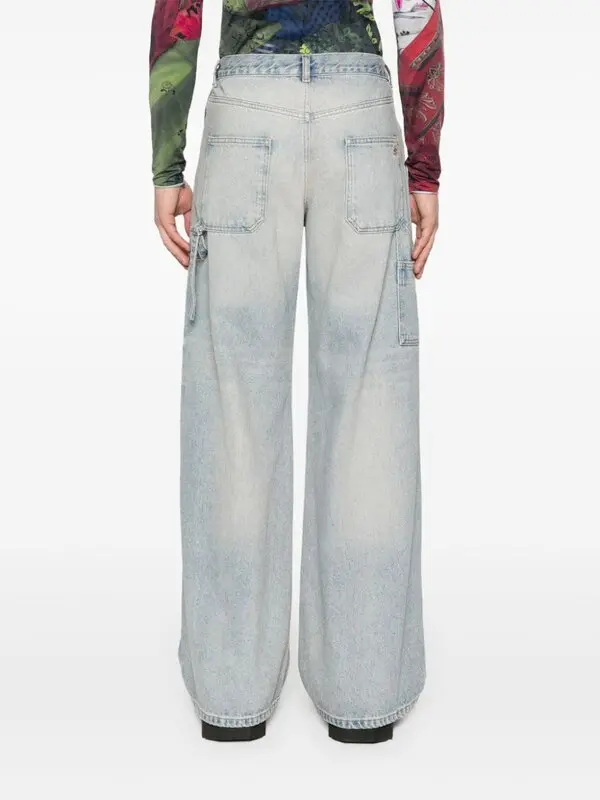 COURREGES Mid-rise Straight-leg Jeans