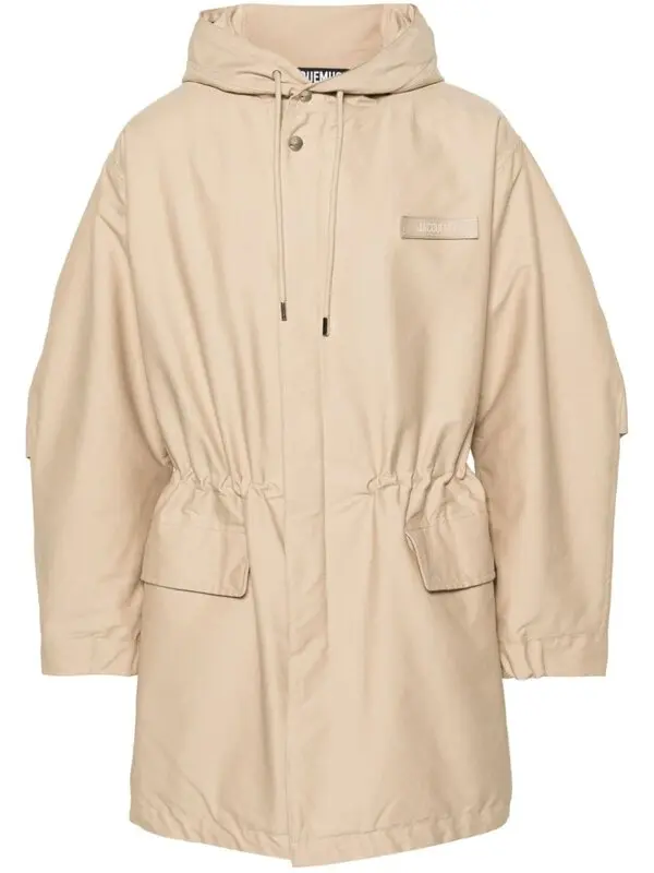 Jacquemus Le Parka Marrone Hooded Coat